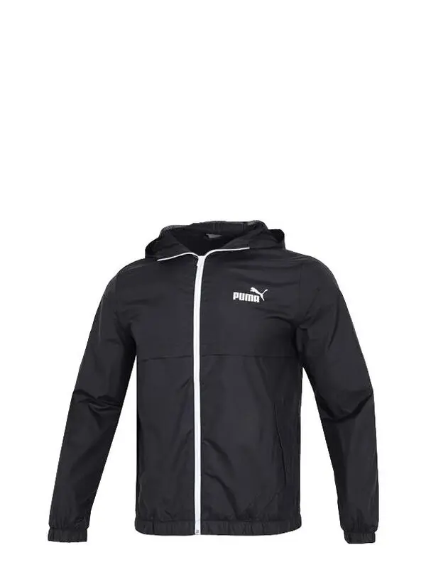 PUMA Ess Solid Logo Windbreaker - Black