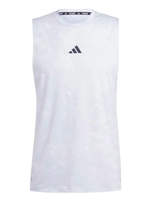 Adidas Power Workout Tank Performance Sleeveless Top - White/black
