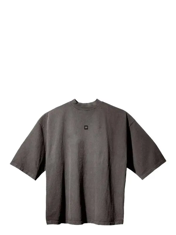 Yeezy Logo 3/4 Sleeve T-shirt - Grey