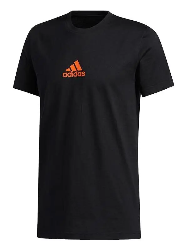 Adidas Lil Stripe Team Basketball Sports Short Sleeve - Black