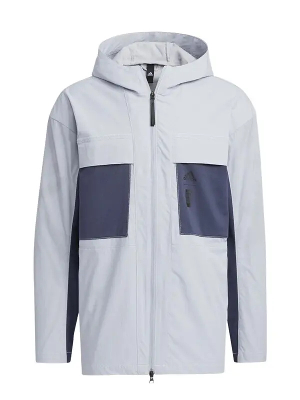 Adidas Hooded Zipper Jacket - Multi-color