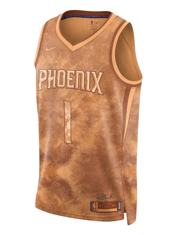Nike X Nba Devin Booker Phoenix Suns Swingman Jersey - Brown