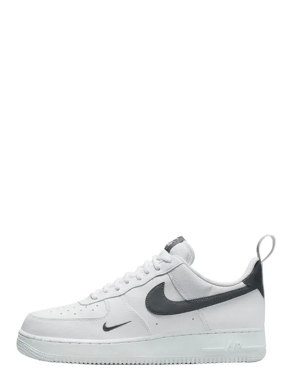 Nike Force 1 '07 Lv8 Ut Low Top Sneakers - White/gray