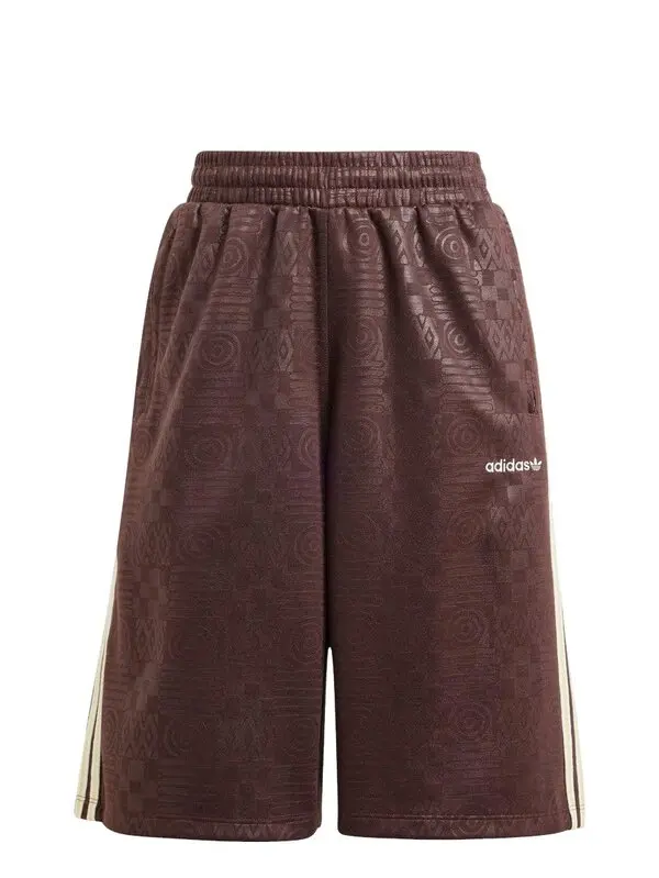 Adidas 80s Capri Shorts - Brown