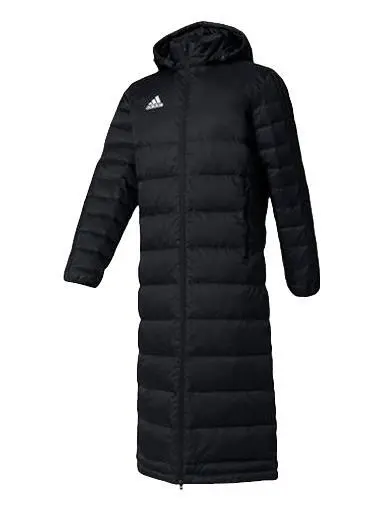 Adidas Padded Down Jacket With Hood - Black