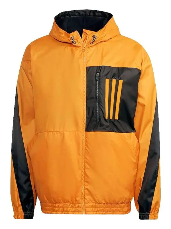 Adidas Colorblock Pocket Sports Hooded Jacket - Default Color