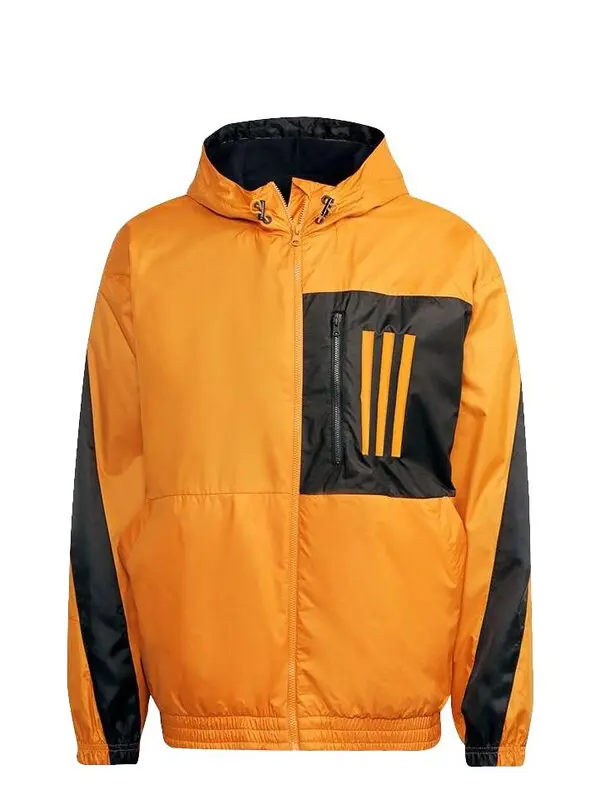 Adidas Colorblock Pocket Sports Hooded Jacket - Default Color