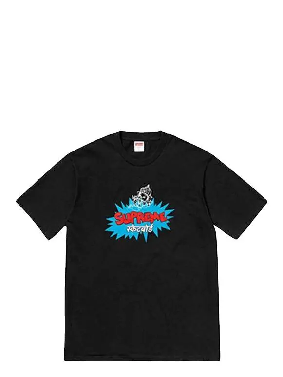 Supreme Ss18 Ganesha Tee Thailand Short Sleeve - Black