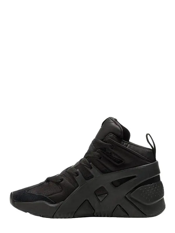 Onitsuka Tiger Big Logo Trainer Puffed Low Top Sneakers - Black