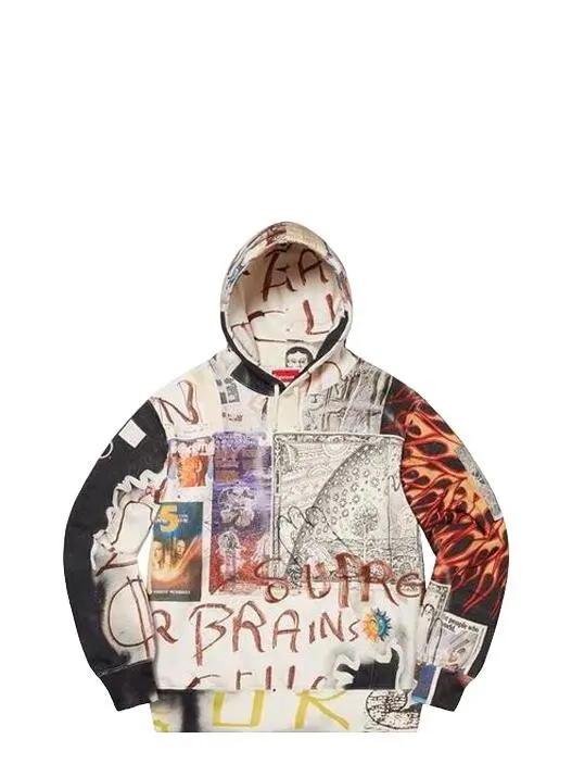 Supreme Lsd Spells Hooded Sweatshirt - Multi-color