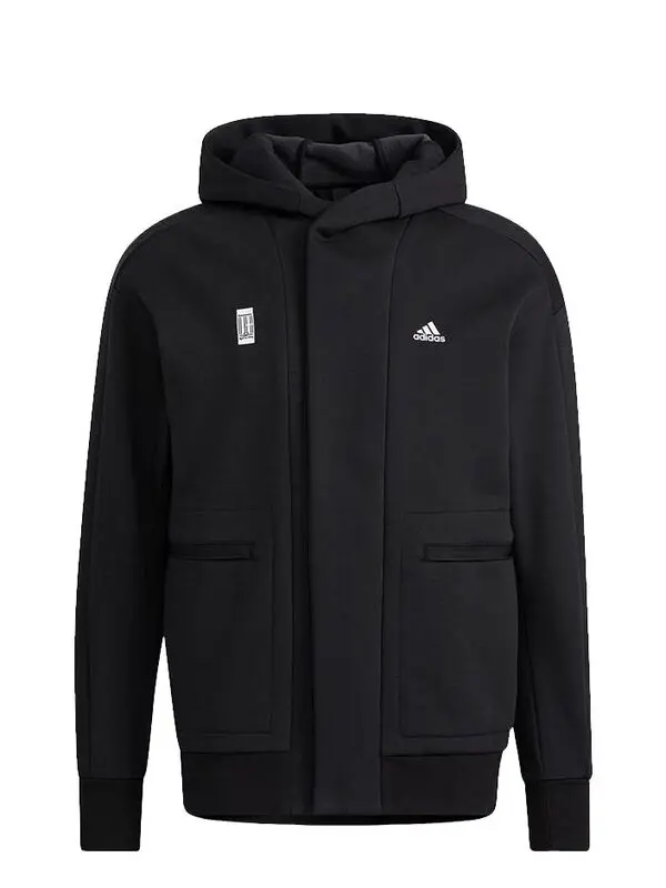 Adidas Logo Sports Hooded Jacket - Default Color