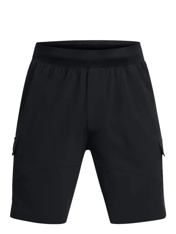 Under Armour Stretch Woven Cargo Shorts - Black