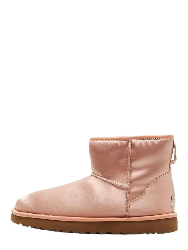 UGG Classic Mini Satin Ankle Boots - Pinkred