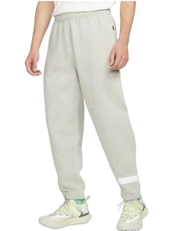 Nike Solid Color Casual Sports Long Pants - Grey