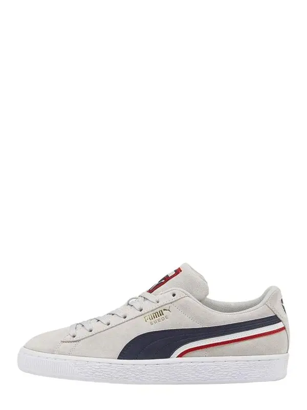 PUMA Suede Triplex Low Top Sneakers - Cream