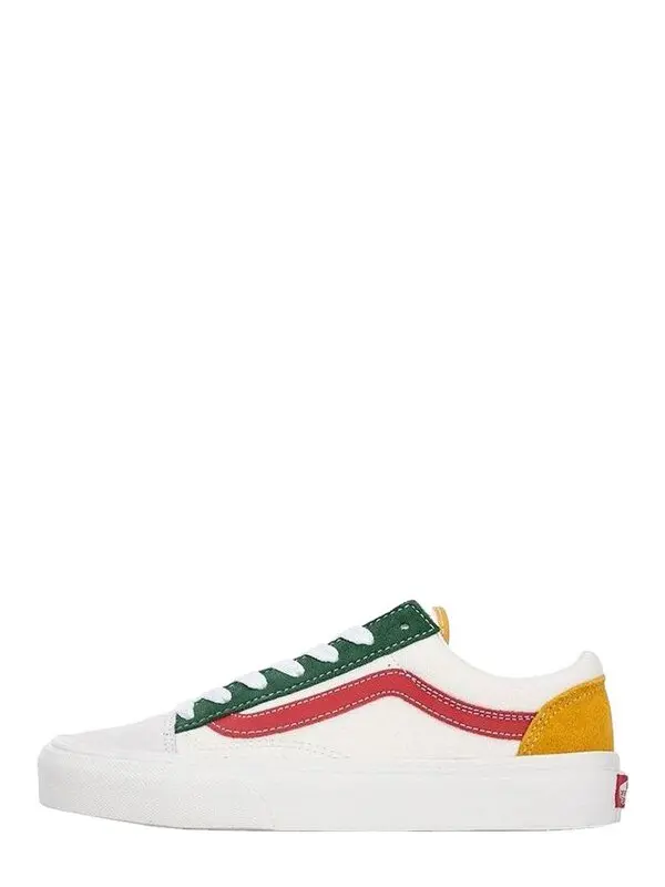 VANS Style 36 Low Top Sneakers - White/red