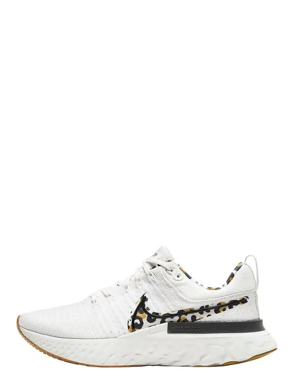 Nike React Infinity Run Flyknit 2 "leopard Print - White/leopard