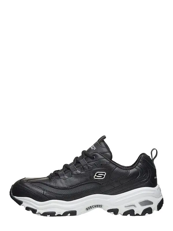 Sketchers D'lites 1.0 Low-top Lace-up Sneakers - Black