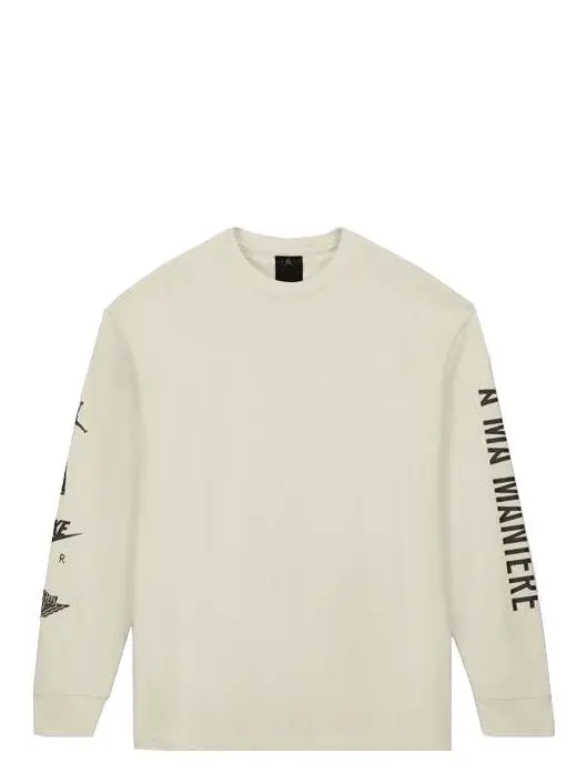 JORDAN X A Ma Maniere Long Sleeves T-shirt Asia Sizing - Natural