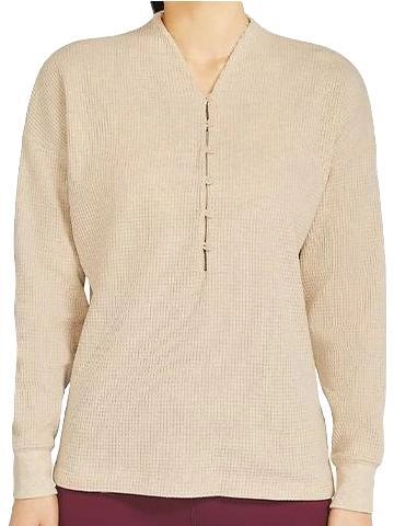 Nike Yoga Waffle V-neck Wool Pullover - Default Color