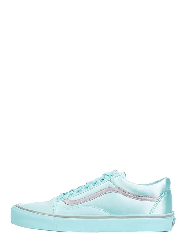 VANS X Opening Ceremony Old Skool Lx 'satin Aqua Sky' Lace Up Sneakers - Aqua Sky/silver