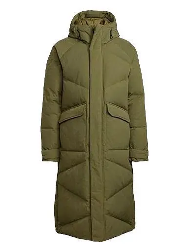 Adidas Hooded Down Feather Mid-length Jacket - Default Color