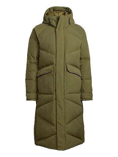 Adidas Hooded Down Feather Mid-length Jacket - Default Color