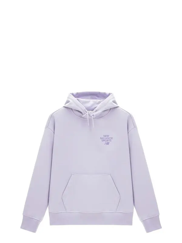 NEW BALANCE Logo Sportswear Hoodie - Purple