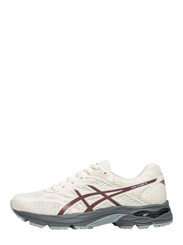 Asics Gel-flux 4 Athletic Sneakers - White/grey/red