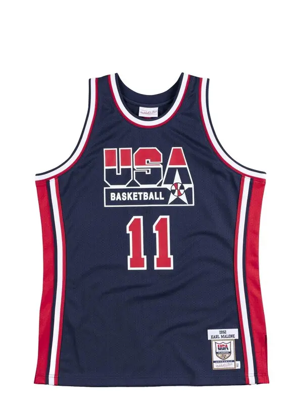 Mitchell & Ness 1992 Team Usa Karl Malone Authentic Jersey - Navy/red/white
