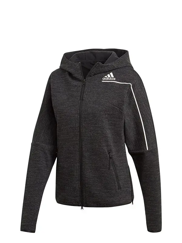 Adidas Training Hooded Jacket - Black