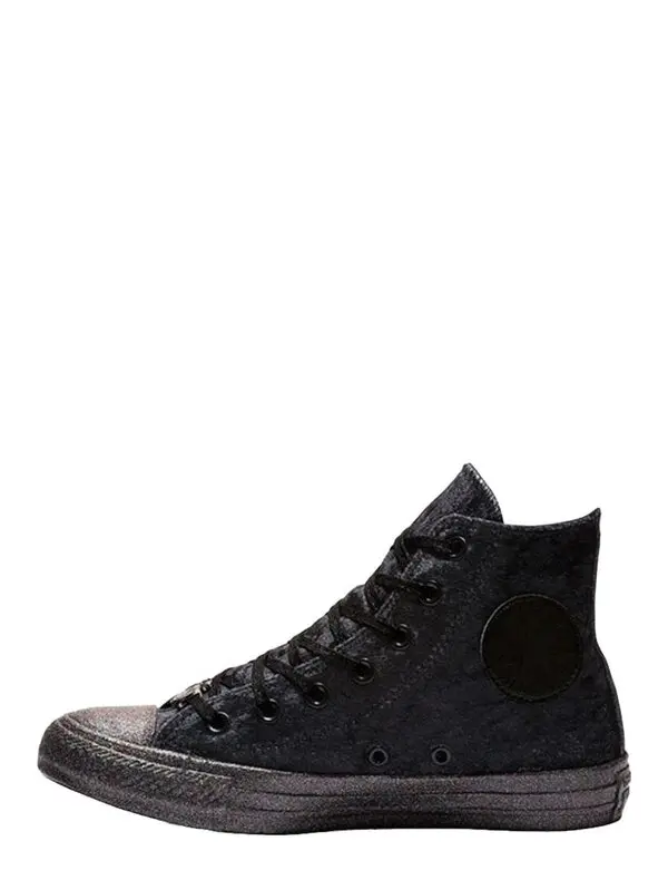CONVERSE Chuck Taylor All Star High Top Velvet Sneakers - Black