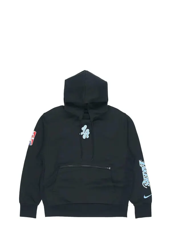Nike Nba Courtside Los Angeles Lakers Hoodie - Black