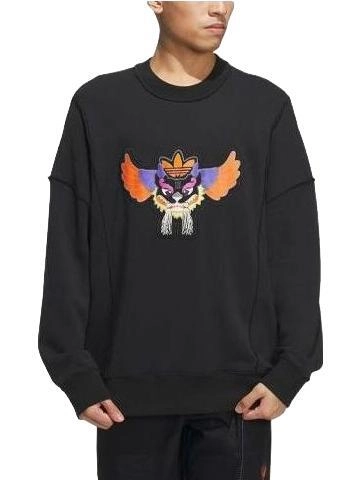 Adidas Graphic Crewneck Sweatshirt - Black