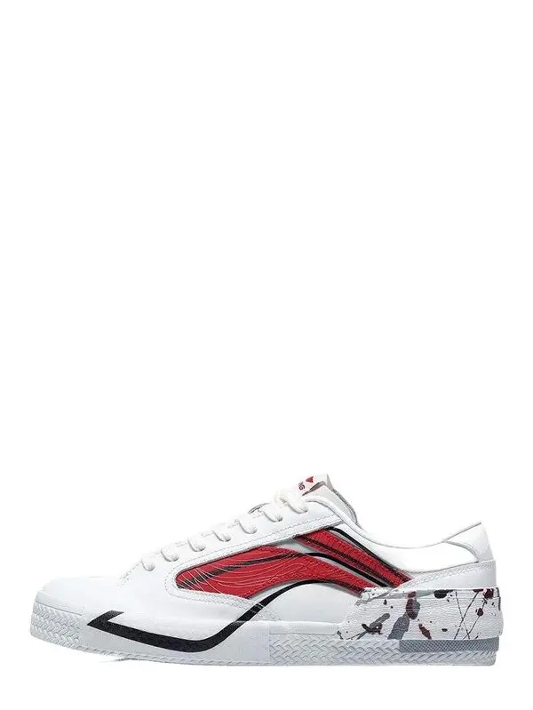 LI-NING Weiwu Paris Fashion Week Vintage Sneakers - White/red