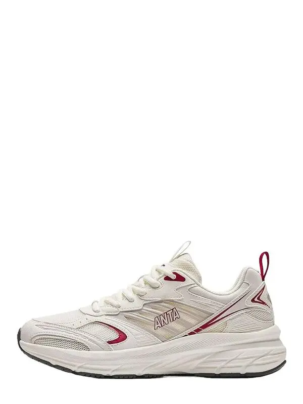 ANTA Lightyear Athletic Sneakers - White/red
