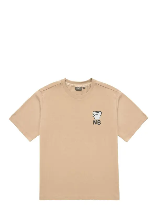 NEW BALANCE X Seiji Andy Graphic T-shirt - Beige/white