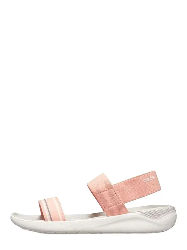 CROCS Literide Elastic Strap Sandals - Pink