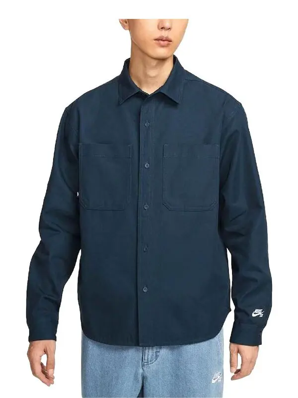Nike Button-up - Blue