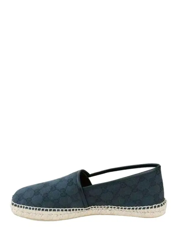 Gucci Gg Flat Espadrille - Blue