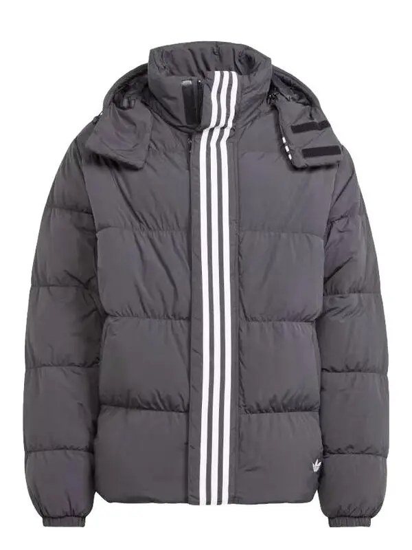 Adidas Originals Rifta Down Regen Hooded Puffer Jacket - Black/white