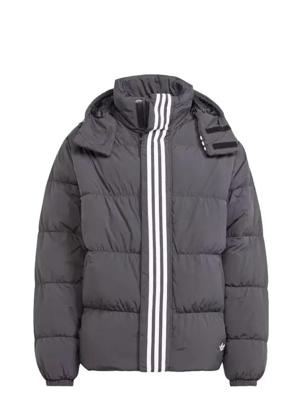 Adidas Originals Rifta Down Regen Hooded Puffer Jacket - Black/white