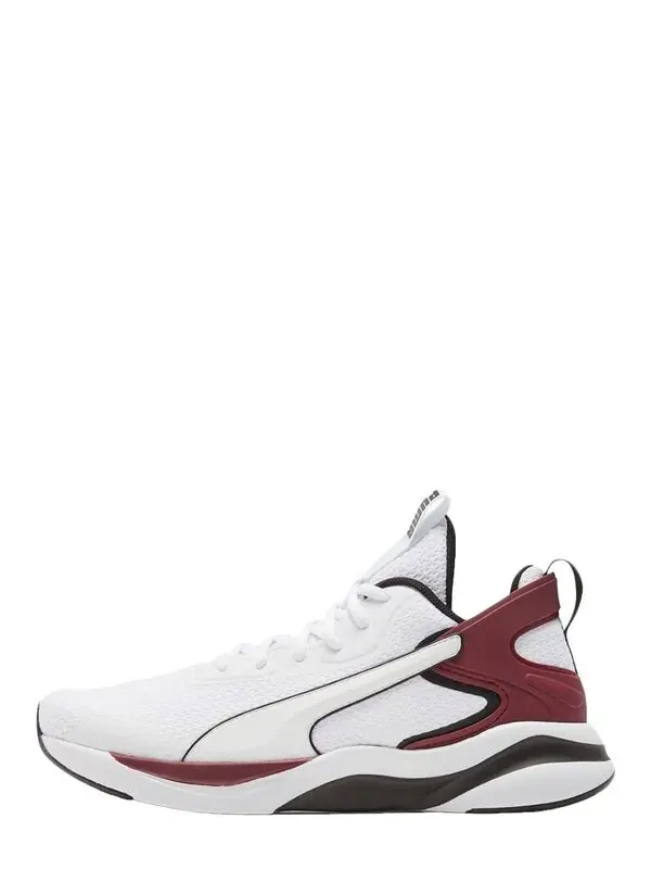 PUMA Softride Rift Tech Low Top Athletic Sneakers - White/black