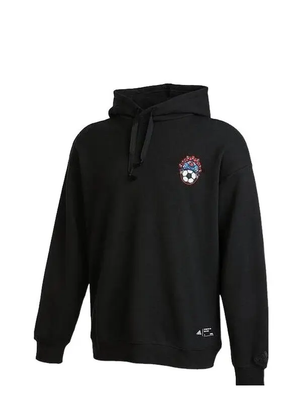 Adidas Hooded Sweatshirt - Black