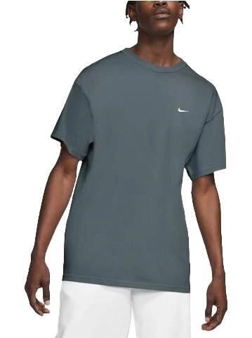 Nike Lab Solo Swoosh Basic Sports Short Sleeve - Grayblue