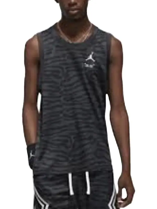 JORDAN Sport Dri-fit Mesh Top - Black/white