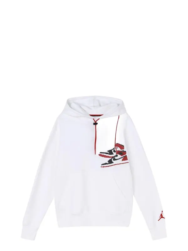 JORDAN Jumpman Holiday Sports Hooded Pullover - White