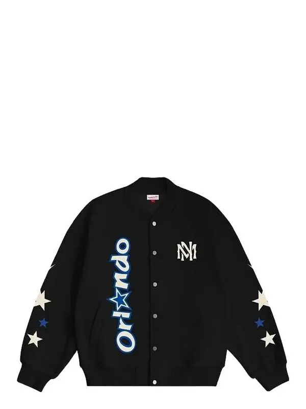 Mitchell & Ness X Nba Orlando Magic Varsity Jacket - Black