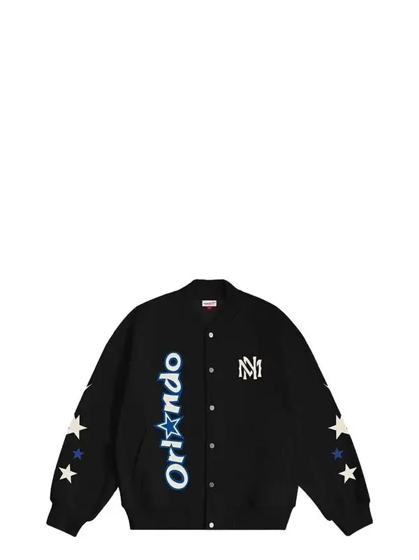 Mitchell & Ness X Nba Orlando Magic Varsity Jacket - Black