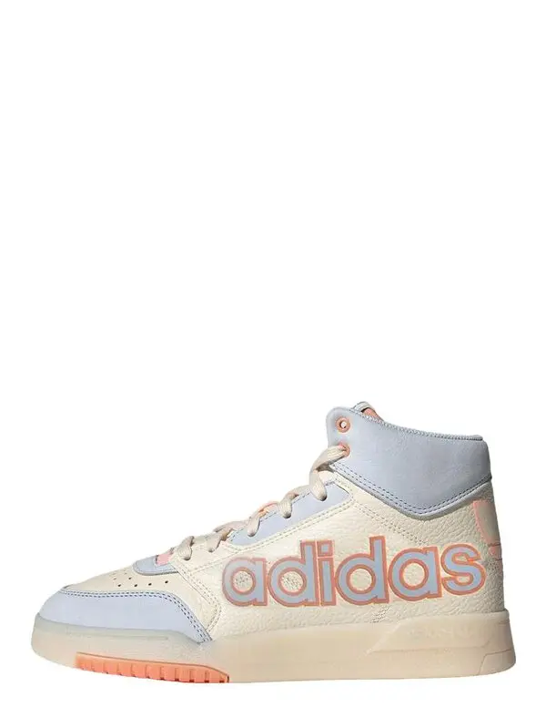 Adidas Originals Drop Step Xi High Top Sneakers - White/blue